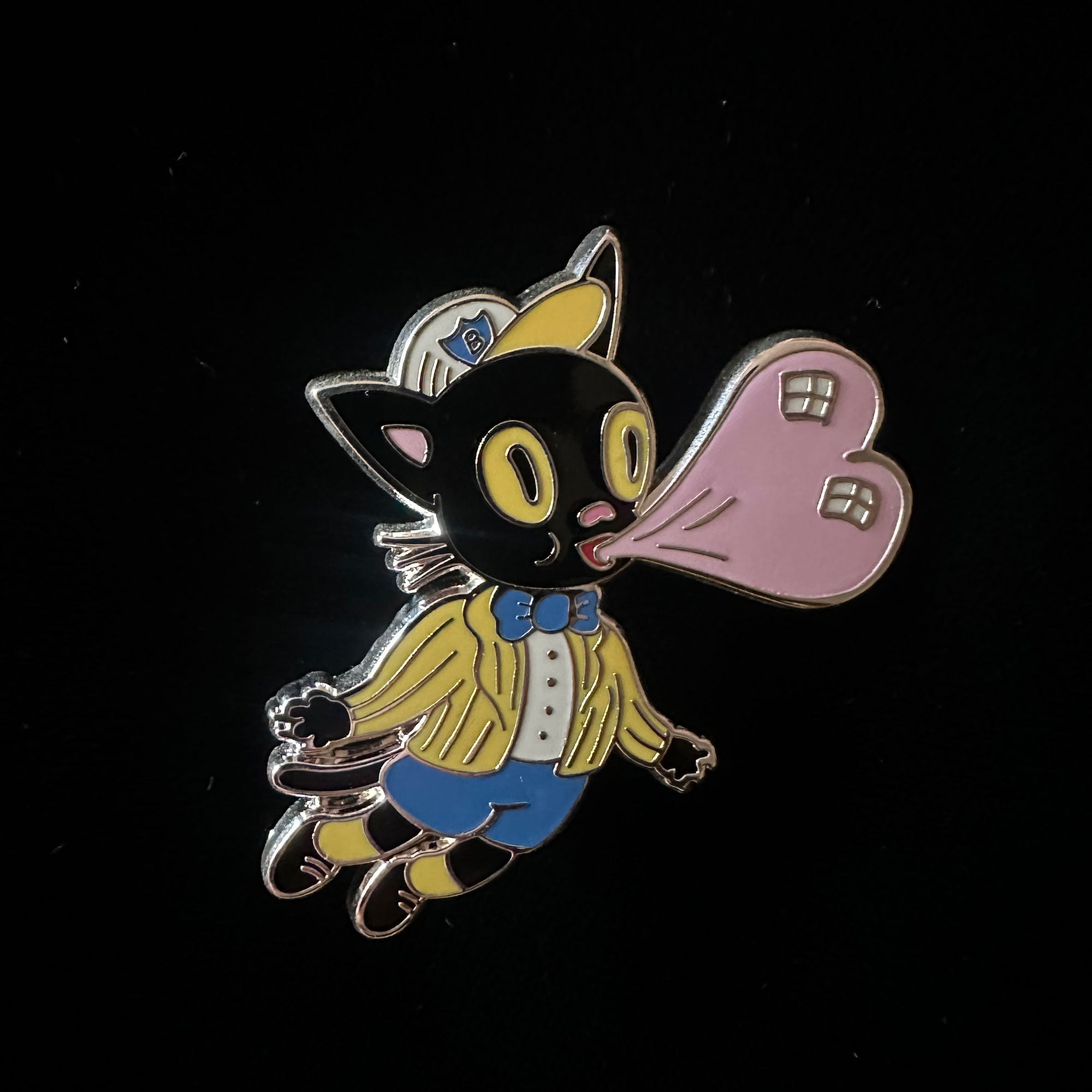 Bosko’s Bubble of Love Enamel Pin – Gary Baseman