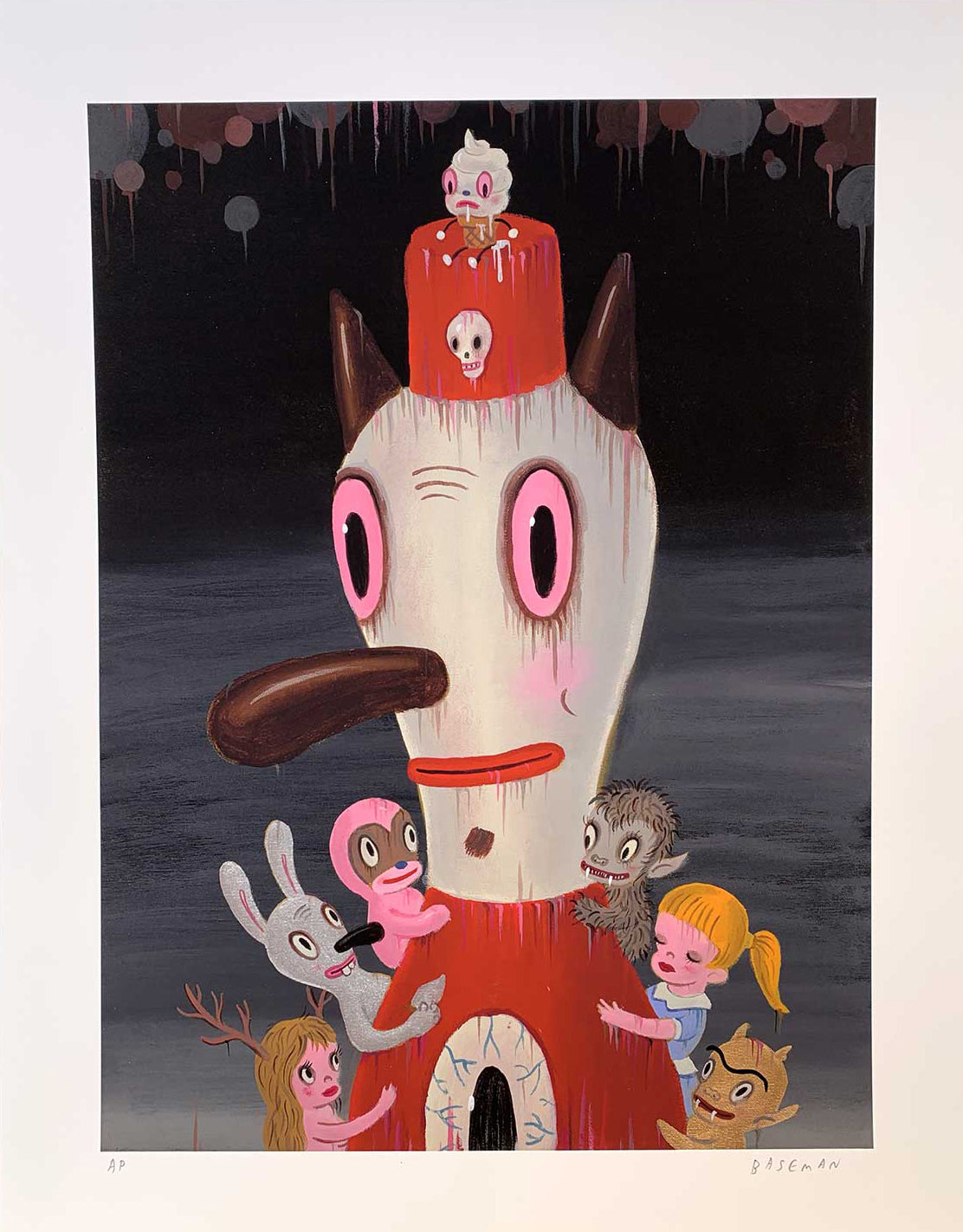 The Portrait of Toby Print – Gary Baseman